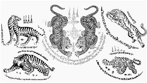 Tiger Sak Yant Tattoo Meaning Coola Tatueringar Tatuering Inspiration