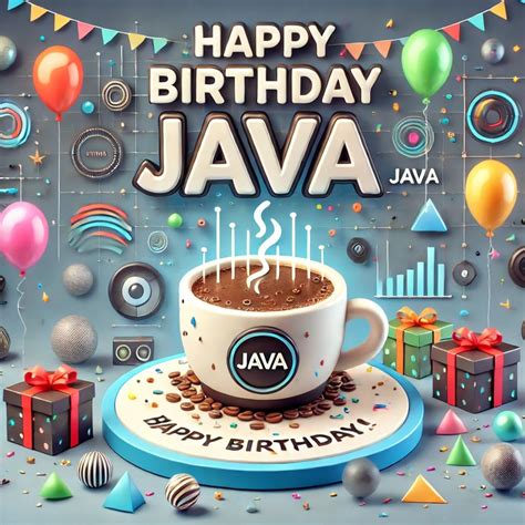 Java Happybirthdayjava Programming Technology Developers