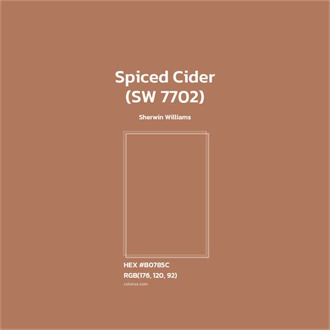Sherwin Williams Spiced Cider Sw 7702 Paint Color Codes Similar