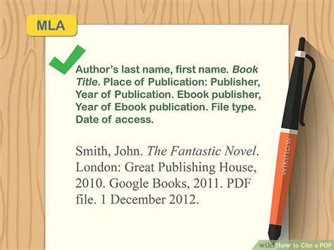 4 Ways To Cite A PDF WikiHow