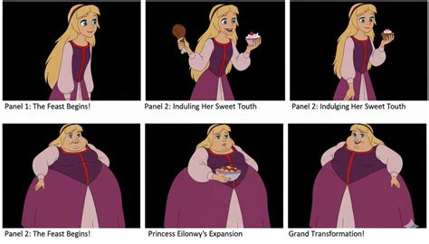 Princess Eilonwy Weight Gain Transformation By Christythecampchamp On Deviantart