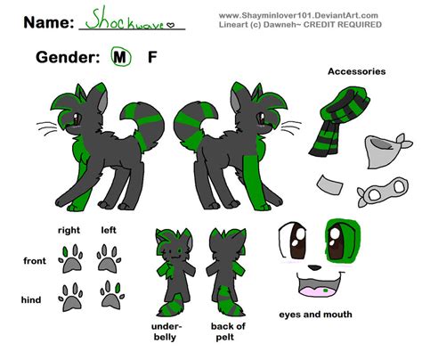 Shockwave Ref Sheet By Mokoxriku On Deviantart