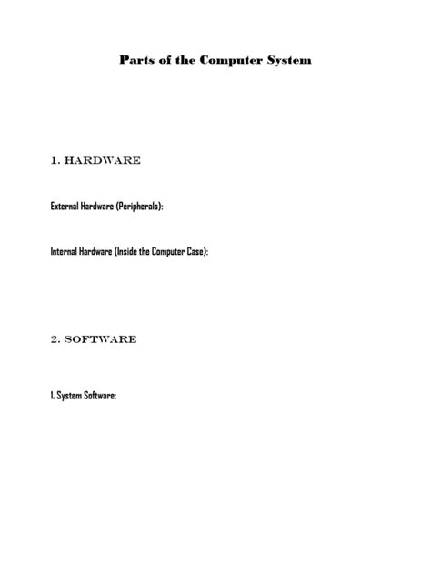 Computer Basics Notes Pdf Computer Hardware Computer Network