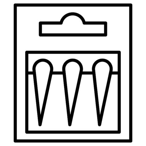 Premium Vector Needles Packet Vector Illustration