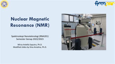Nmr Spectroscopy Fundamentals Nanotechnology Applications