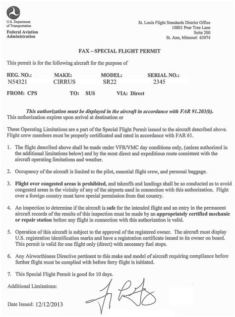 Ferry Permits Savvyaviation