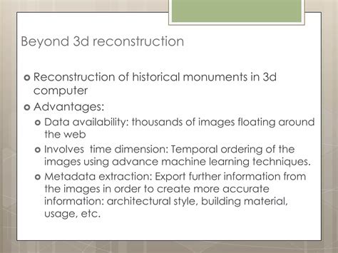 4 D Reconstruction Of The Past V14 Ppt