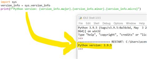 Check Python Version From Command Line And In Script Be On The Right