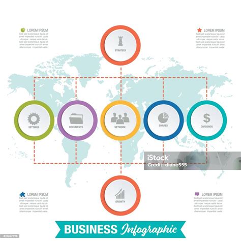 3d 원형 및 Iocns와 비즈니스 Infographic 서식 파일 그래프에 대한 스톡 벡터 아트 및 기타 이미지 그래프 기업 재무와 산업 다이어그램 Istock