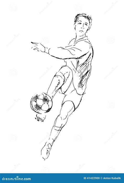 Soccer Drawings Realistic