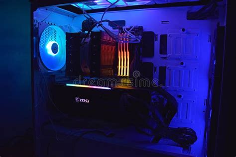 Assembled New Modern Computer On The 4th Generation Processor