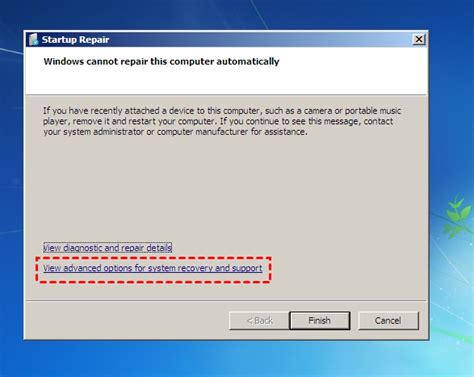 Startup Repair Or Command Prompt Windows 7 Boot Repair