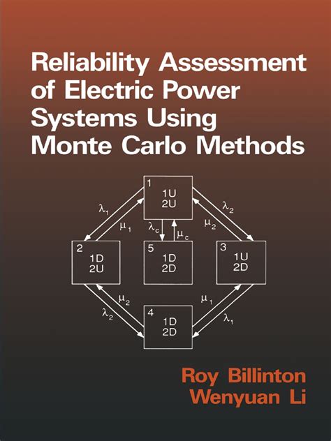 Reliability Assessment Of Electric Power Systems Using Monte Carlo Methods Pdf Download Free