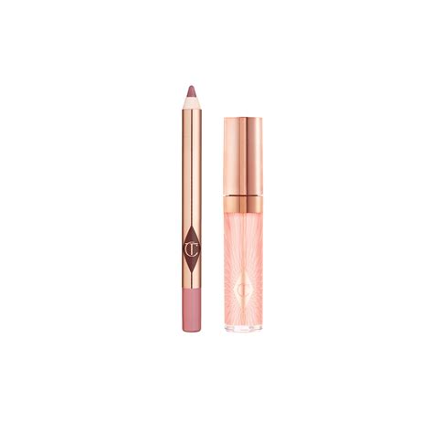 Glossy Fresh Pink Lip Duo Mini Lip Gloss And Lip Liner Kit Charlotte