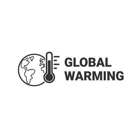 Global Warming Logo Vector Outline 14603474 Vector Art At Vecteezy