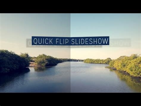 Quick Flip Slideshow After Effects Template