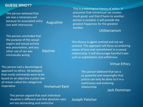 Ppt A2 Ethics Revision Sexual Ethics Powerpoint Presentation Free