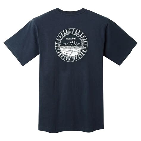 Pear Skin Cotton T Island Mountain Montbell Japan