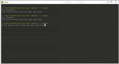 Cd In Root Not Working · Issue 289 · Cmderdevcmder · Github