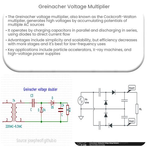 Cockcroft Walton Voltage Multiplier How It Works Application
