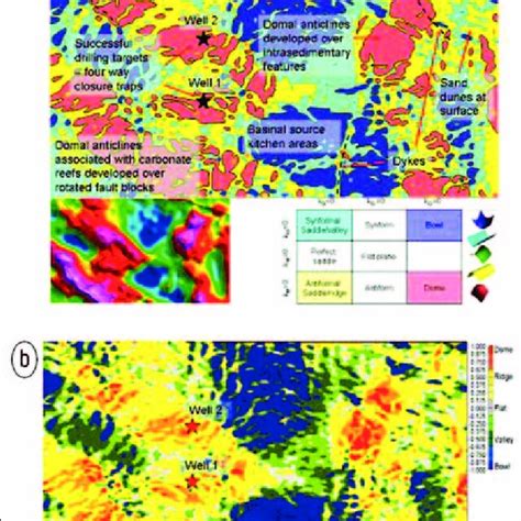 Geologic Features Of Interest Illustrated Using The A Geologic