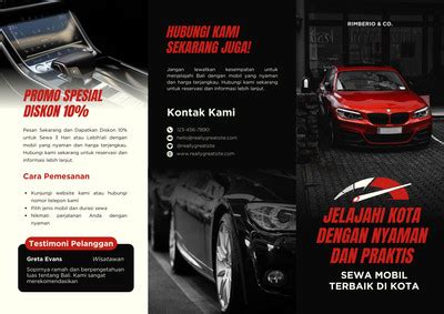 Gratis Contoh Brosur Mobil Keren Canva