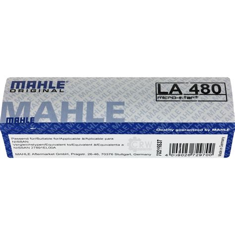 Mahle Inspección Set 5 L Mannol Elite 5w 40 Para Nissan Tiida