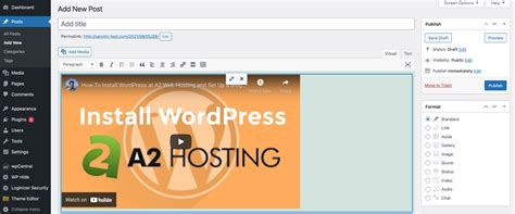 How To Embed Video In Wordpress Post And Pages