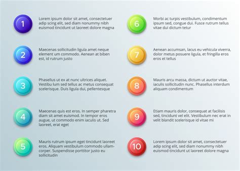 Infographic Bullets Vector Images Over 2100