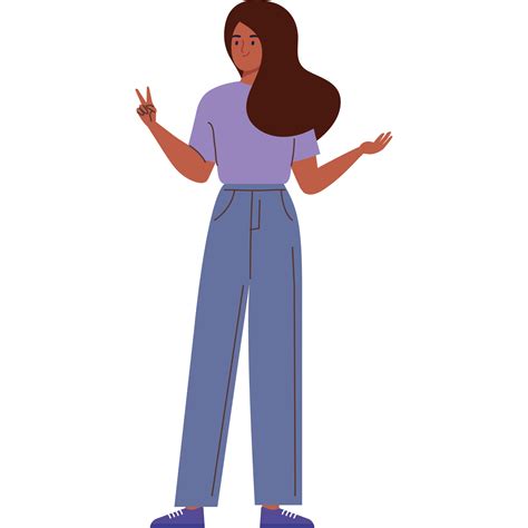 Mujer Joven Morena 24090530 Png