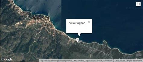 Villa Cognac Map Slatine Bay Split Riviera Croatia Gems