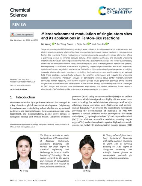 Pdf Microenvironment Modulation Of Single Atom Sites And Its