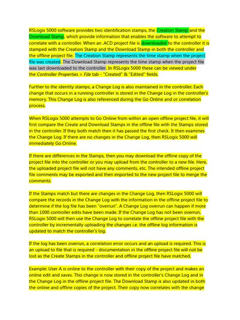 Rslogix 5000 Software Provides Two Identification Stamps Pdf Online