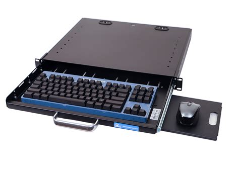 Rsf1111bk21r2k1 1u Compact Rackmount Keyboard Drawer With Pull Out