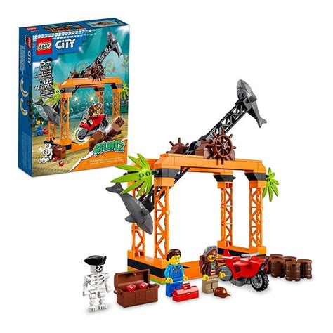 Lego City Stuntz The Shark Attack Stunt Challenge 122 Pcs Mind Games