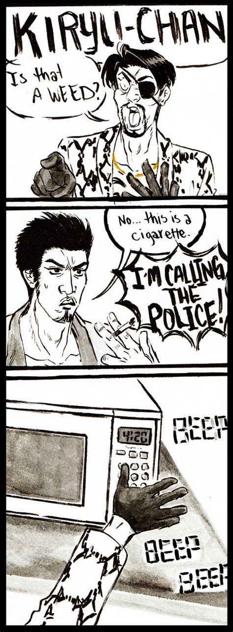 Kiryu Comic Kiryu Fanart Yakuza Comics Fan Art