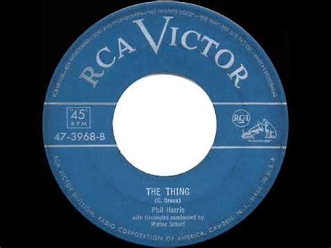 1950 Hits Archive The Thing Phil Harris A 1 Record Youtube Music