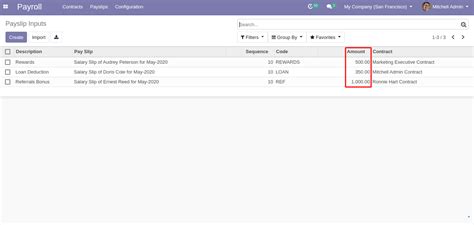 odoo payslip inputs csv mass upload export import payslip inputs