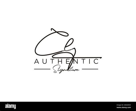 Ce Signature Logo Template Vector Stock Vector Image And Art Alamy