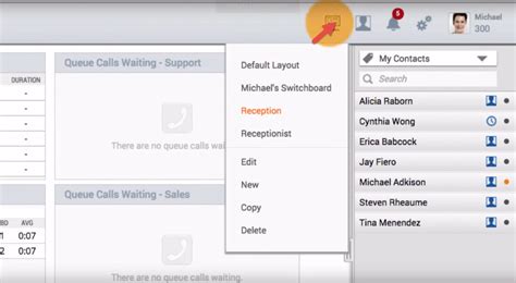 Switchboard Top Navigation Bar User Training