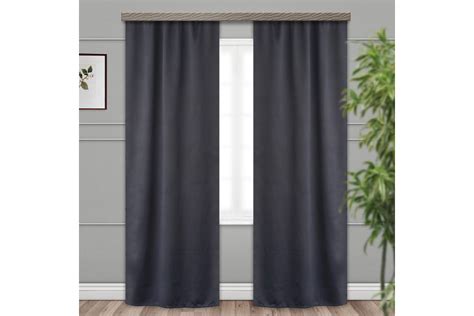 Портьерные шторы witerra матовый блэкаут черный 135x260 см 2 шт 105182 ...
