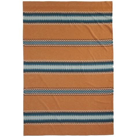 Pendleton Woolen Mills Organic Cotton Jacquard Twin Blanket Xa310 57910
