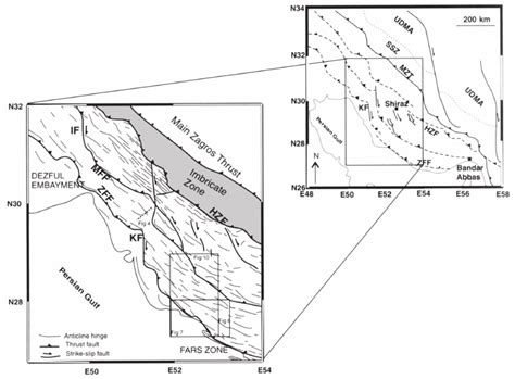 The Setting Of The Zagros Orogenic Belt Molinaro Et Al 2005 The