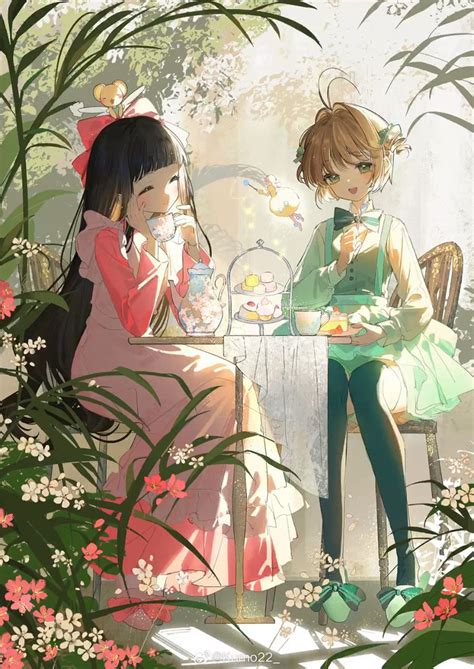 Tomoyo X Sakura Sakura Thủ Lĩnh Thẻ Bài Card Captor Sakura Art