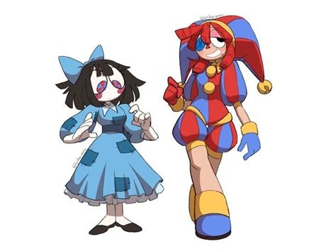 Art Not Mine Credits To Pikavani On Ig Pomni Wearing A Dress Pomni