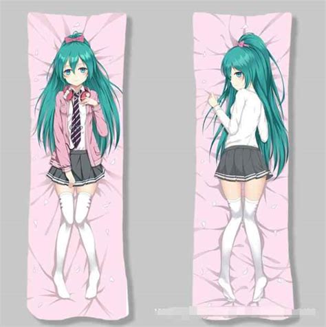 Miku Dakimakura Customized Soft Peach Skin Pillowcase