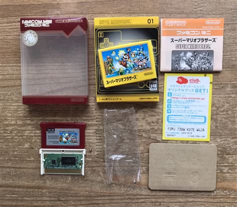 Super Mario Bros Famicom Mini Nintendo Gameboy Advance Game Boxed