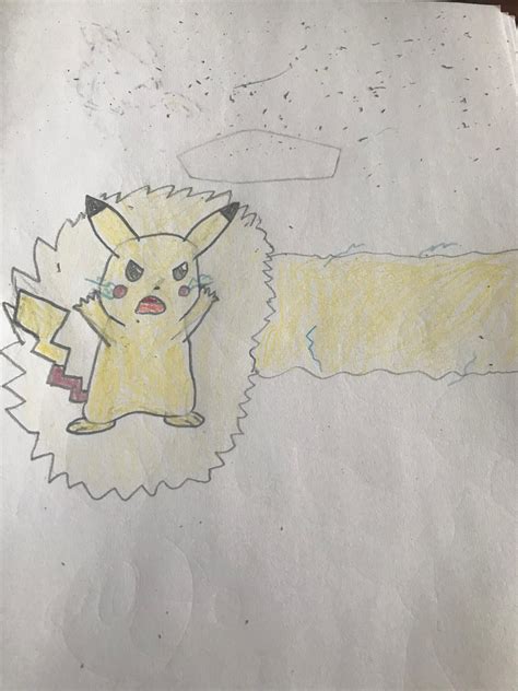 Pikachu Using Thunderbolt By Metaltom1117 On Deviantart