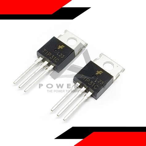 2pcs Tip31c Transistor Tip31 To 220 Audio Switching Power Linear
