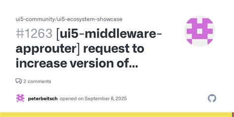 Ui5 Middleware Approuter Request To Increase Version Of Dependency Proxy Middleware